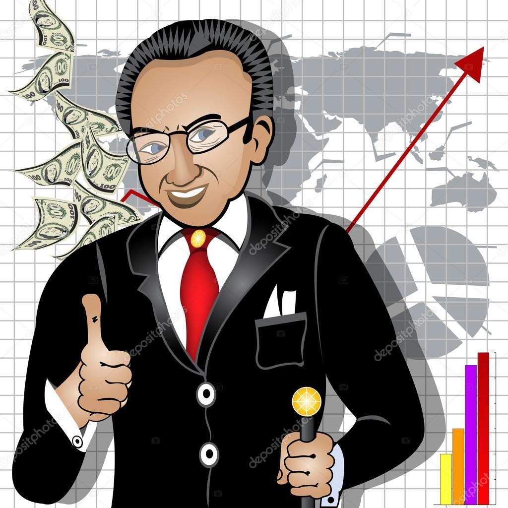 Cartoon rich man ⬇ Vector Image by © Stiven | Vector Stock 36710261