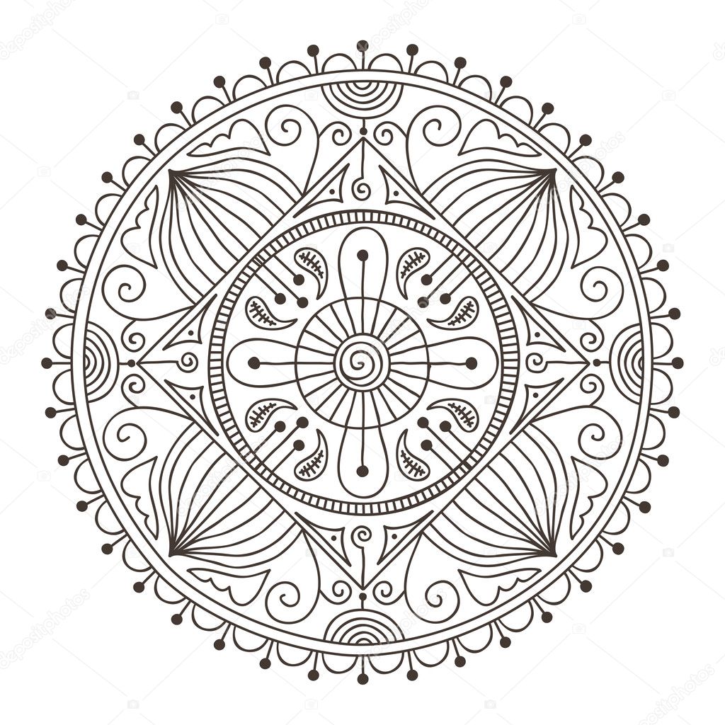 Doodle mandala | Doodle mandala — Stock Vector © zsooofija #18160979