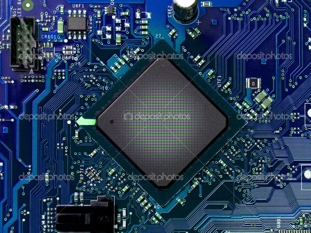 Computer Chip — Stock Photo © kitchbain #13873106 Computer Chip — Stock Photo © kitchbain #13873106