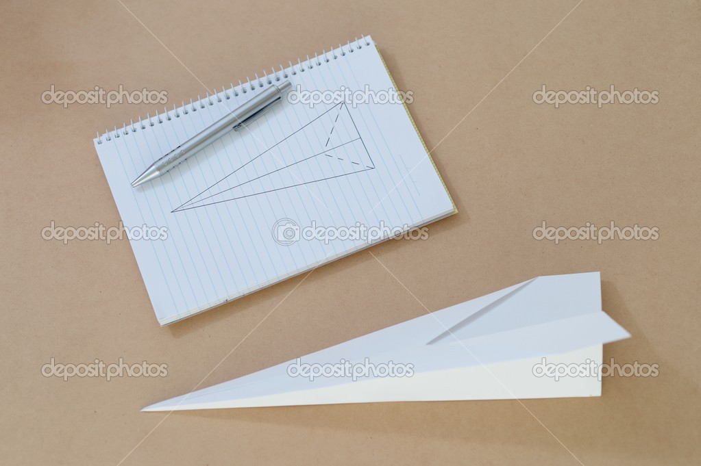 Paper Plane — Stock Photo © kitchbain #47175881