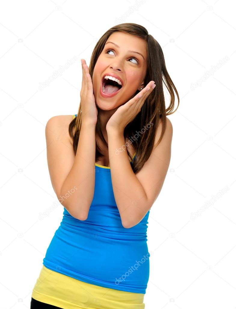 Girl with shocked expression Stock Photo by ©Daxiao_Productions 28402913