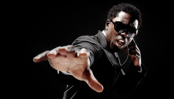 Bodyguard black man Stock Photo by ©Daxiao_Productions 28417051