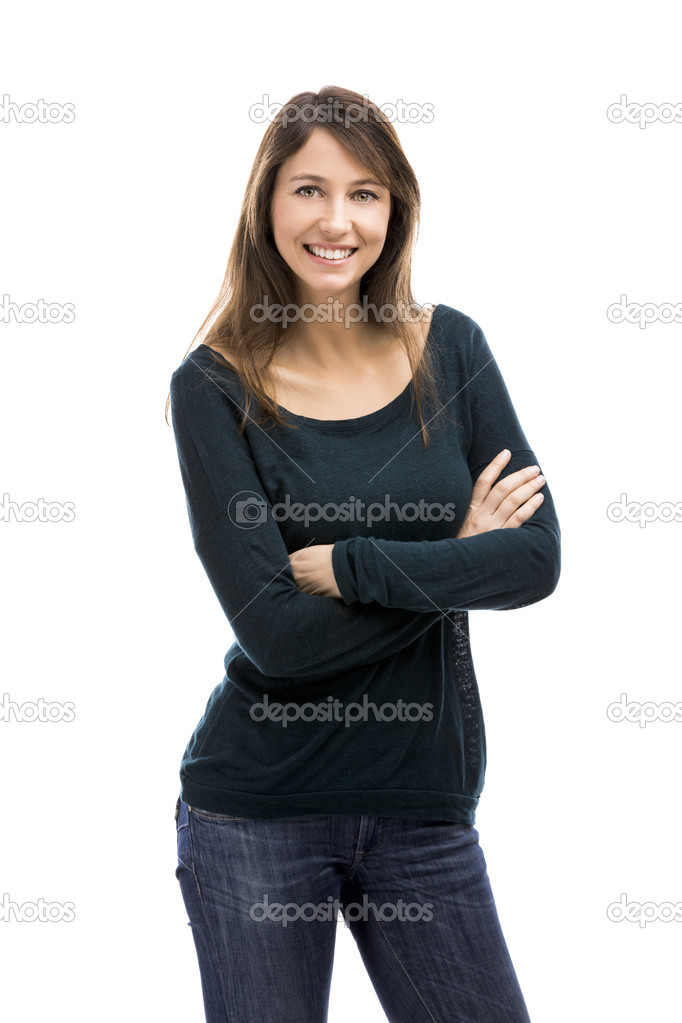 Woman standing Stock Photo by ©ikostudio 41318317