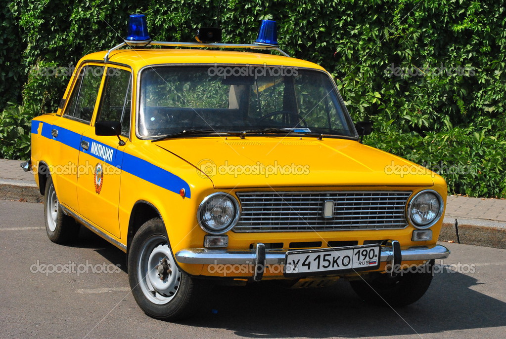 Soviet police car – Stock Editorial Photo © rogkoff #12342439