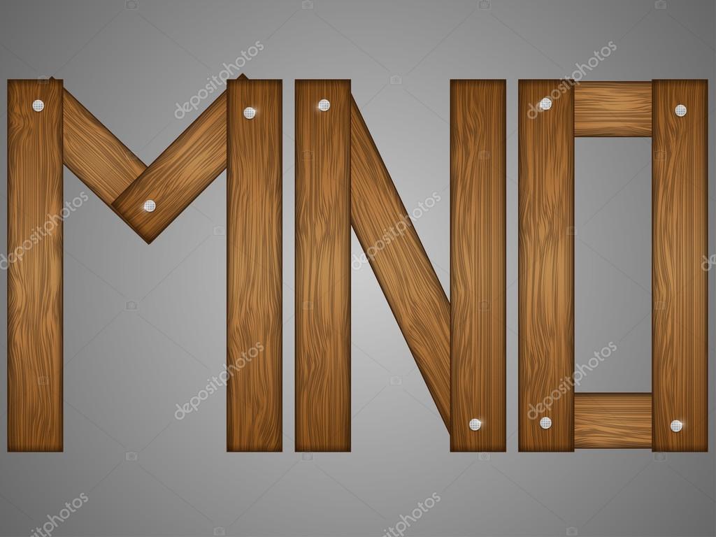 Alfabeto de madera. Letras incompletas Vector de stock por ©DimkaSL ...