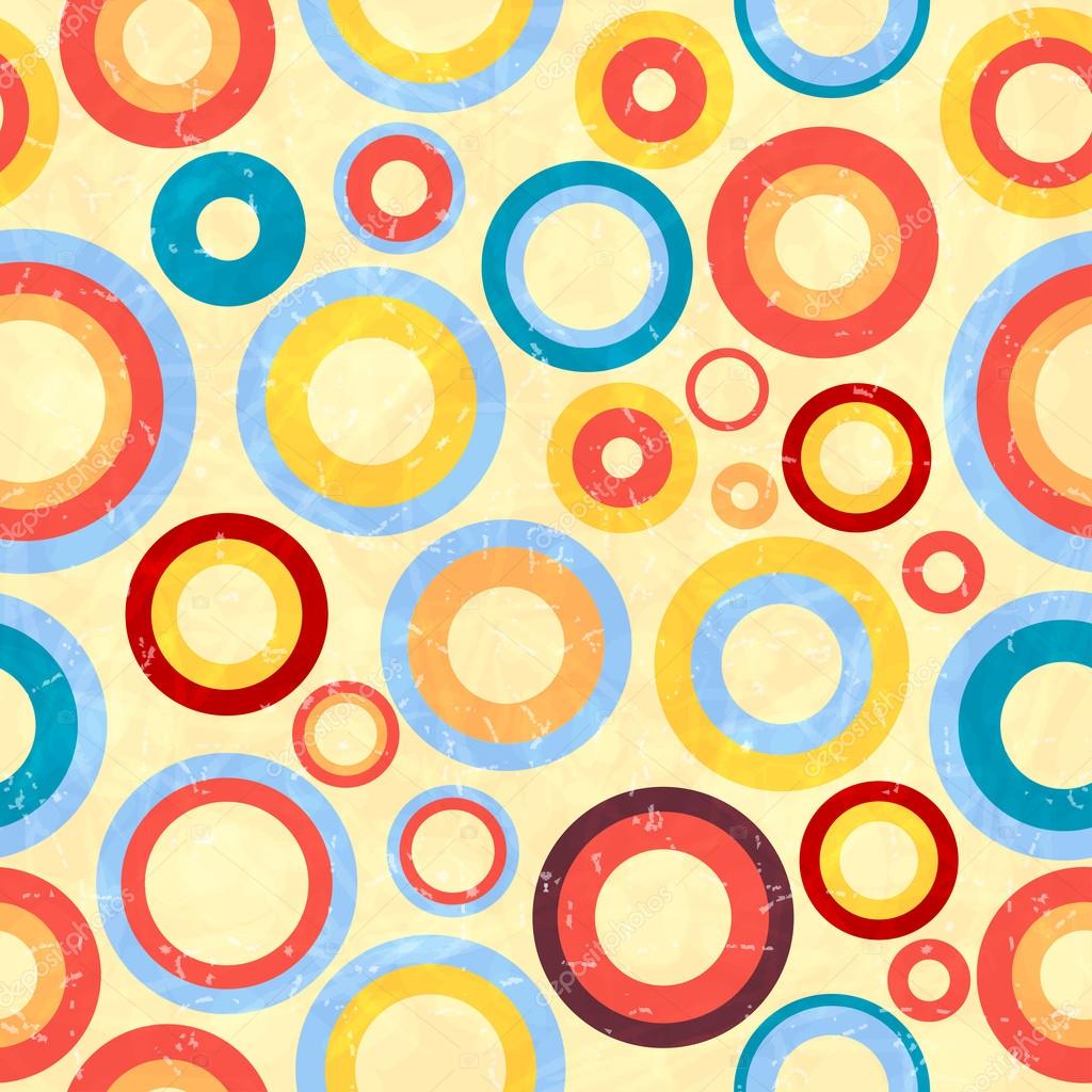 Retro background with circles. Stock Vector by ©DimkaSL 35267359