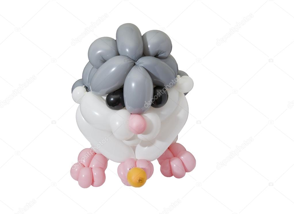 Balloon hamster isolated on white — Stock Photo © Funniefarm5 #14763207
