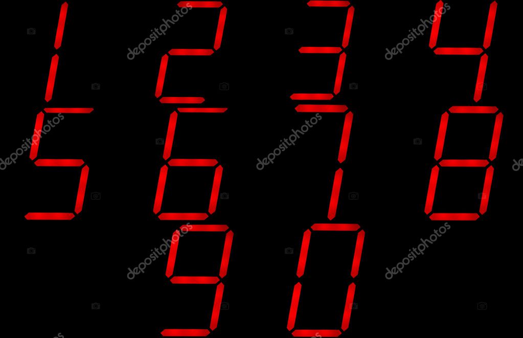 Digital numbers — Stock Photo © Funniefarm5 #14763917