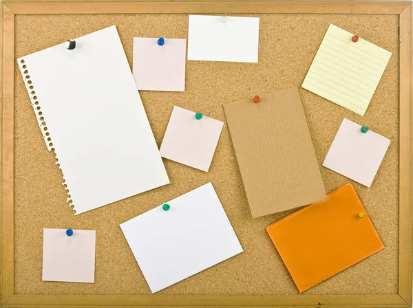 Set note pinned to a wooden board. — Stock Photo © galdzer #1533152