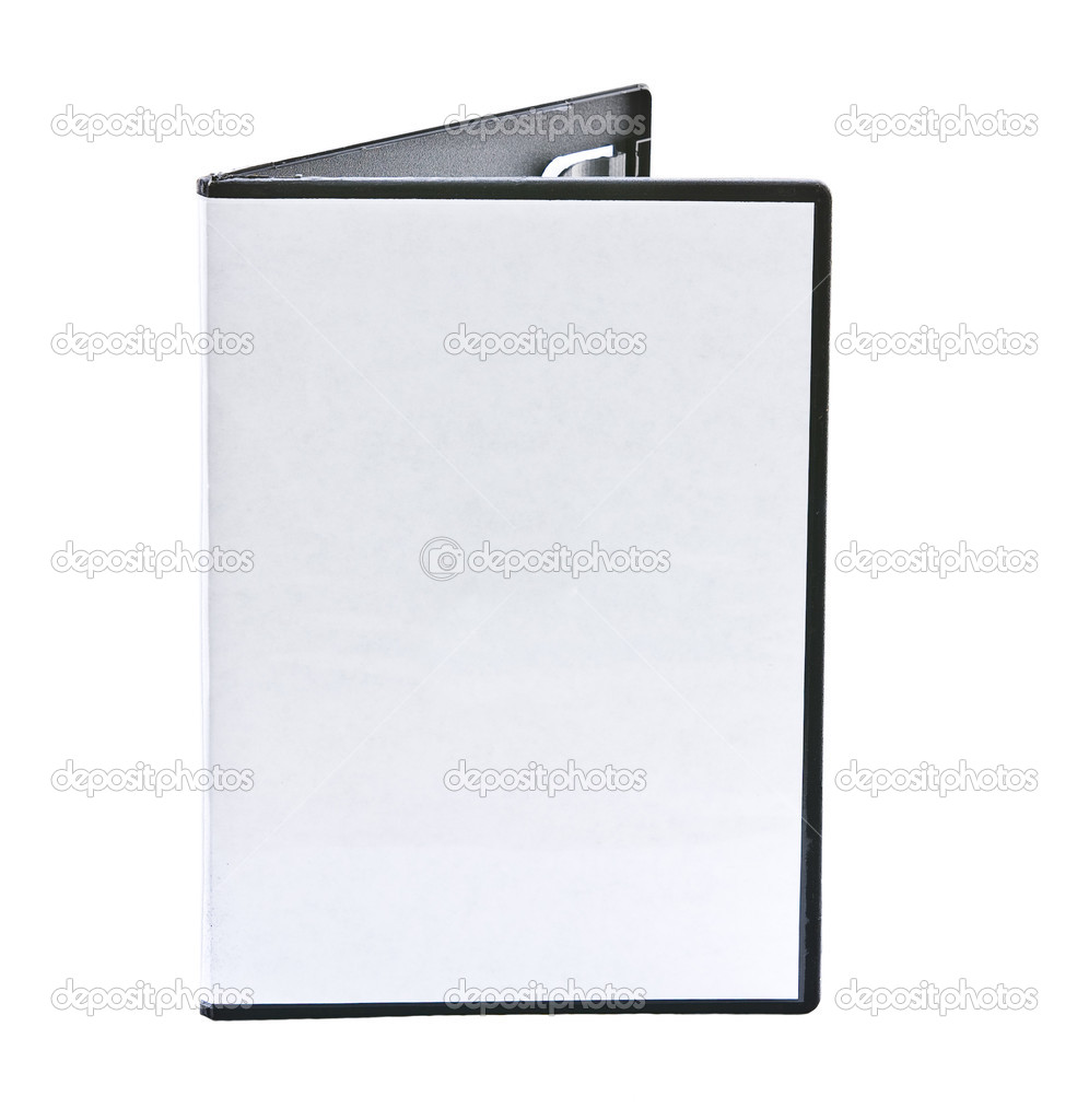 Blank DVD case and disc with room for your text — Stock Photo ...