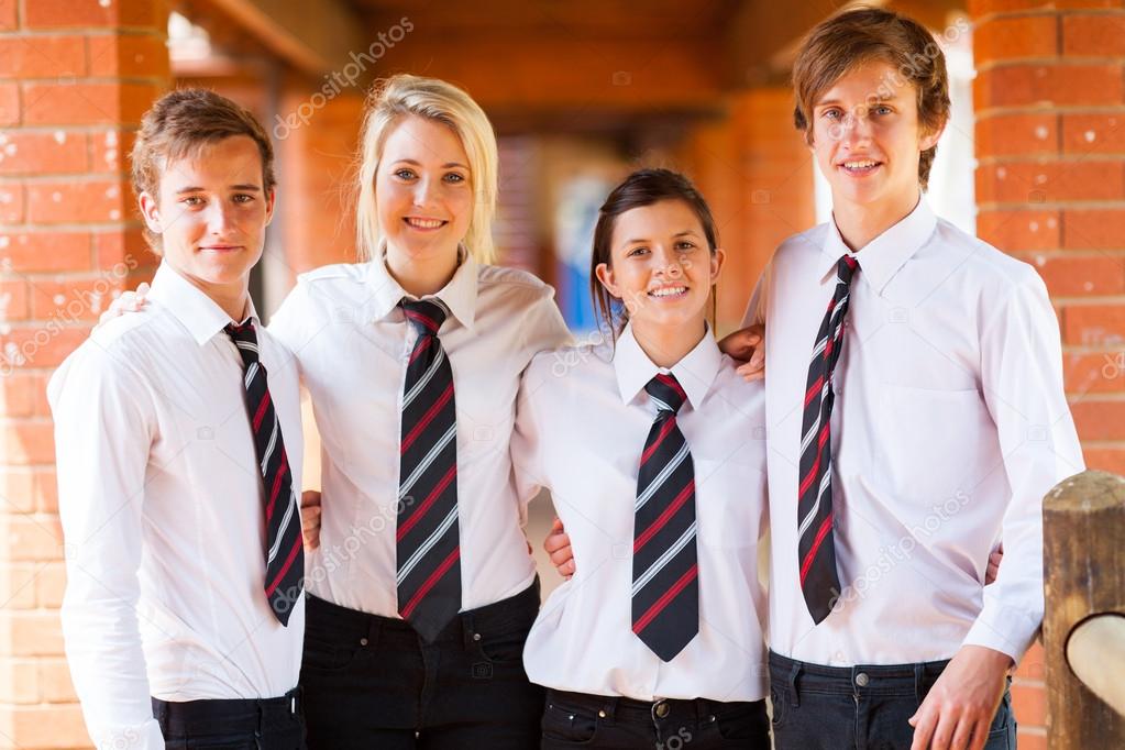 Group of high school students portrait Stock Photo by ©michaeljung 14966757