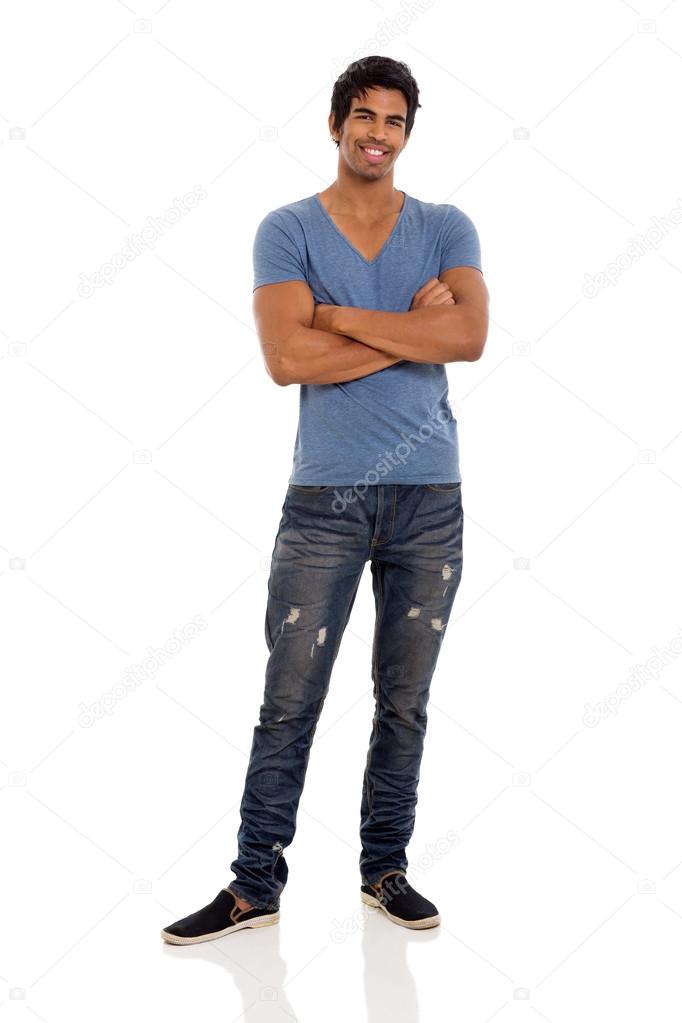 Native American Man Standing