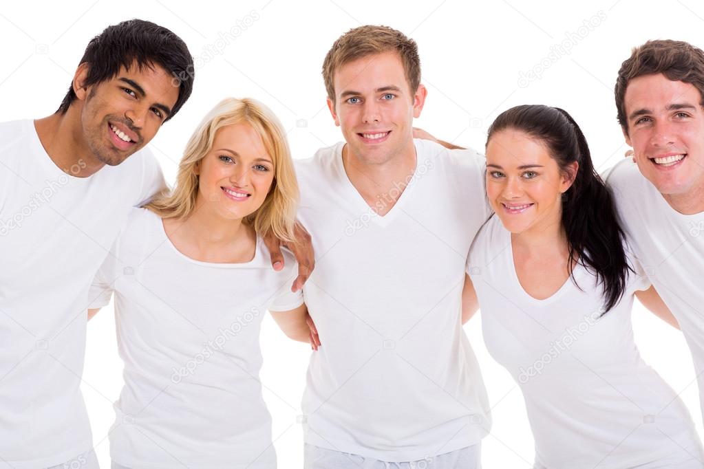 Group of friends hugging Stock Photo by ©michaeljung 38470387
