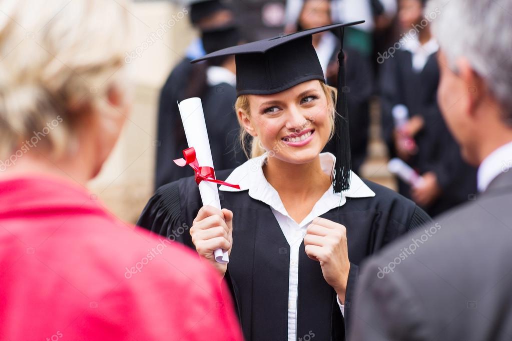 Excited graduate with diploma Stock Photo by ©michaeljung 42476517