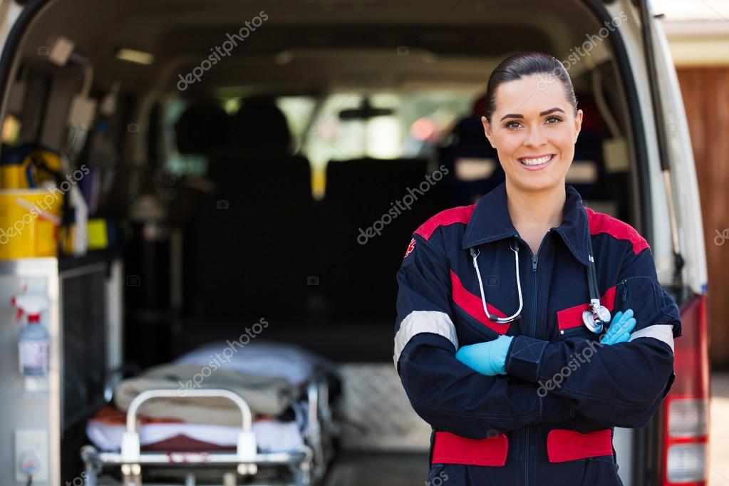 Emergency medical service worker — Stock Photo © michaeljung #49182405