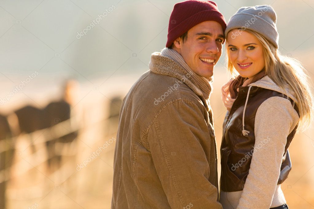 Young couple looking back Stock Photo by ©michaeljung 50620333