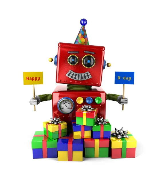 Happy robot Stock Photos, Royalty Free Happy robot Images | Depositphotos