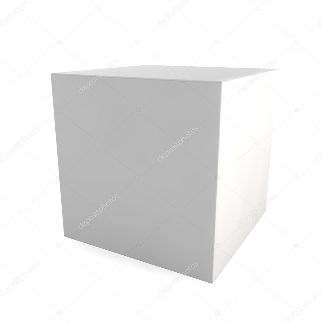 Blank cube — Stock Photo © montego #23289030