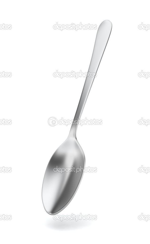 Steel spoon — Stock Photo © montego #41313371