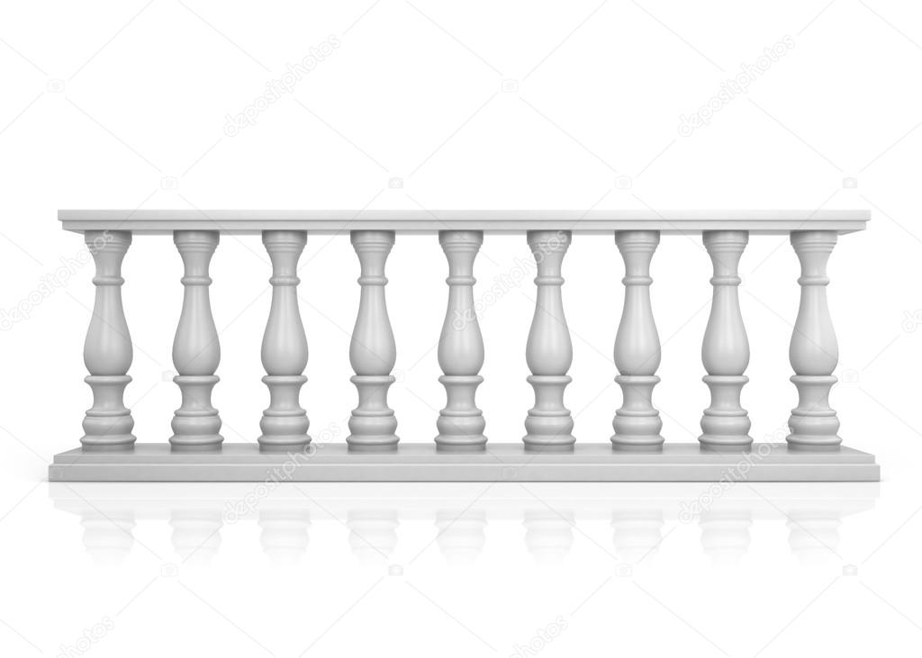 White balustrade Stock Photo by ©montego 48722957