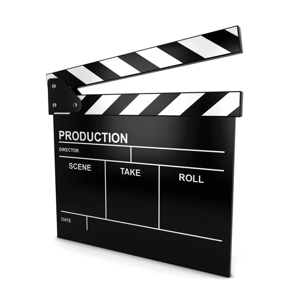 Action clapperboard — Stock Vector © Albachiaraa #2928139