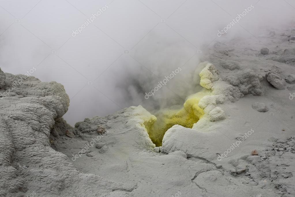 Sulfur vents. — Stock Photo © Alex_Ishchenko #19133193