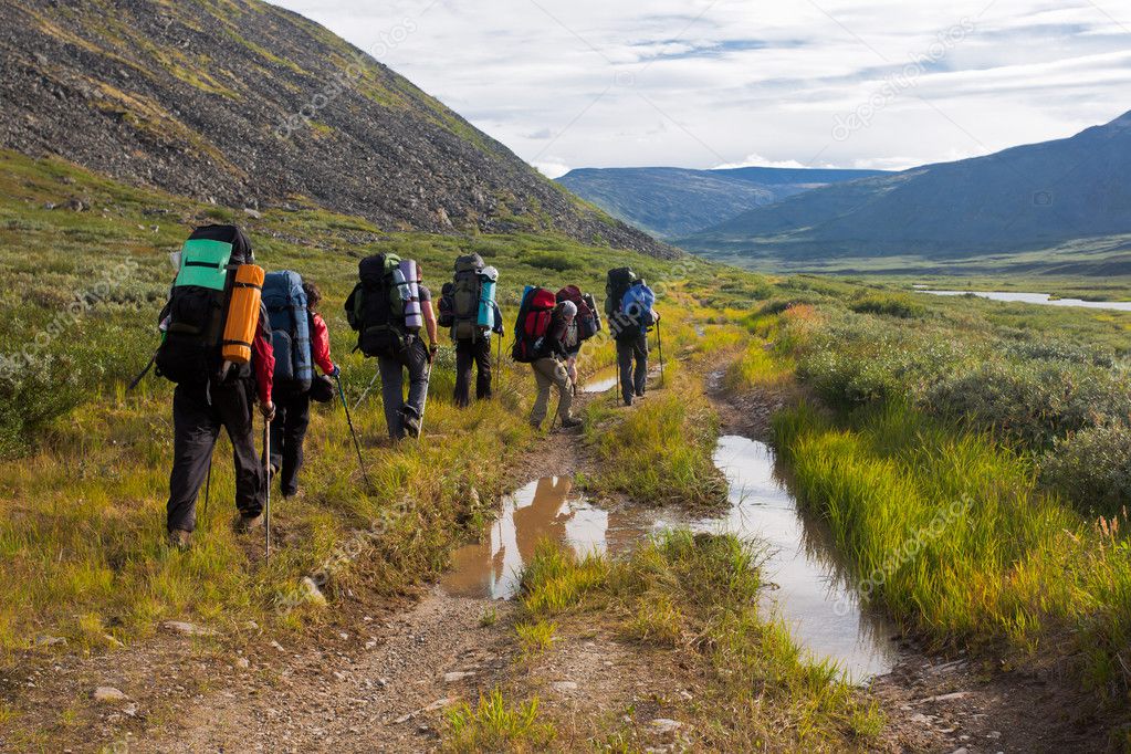 Group of hikers. — Stock Photo #32422617