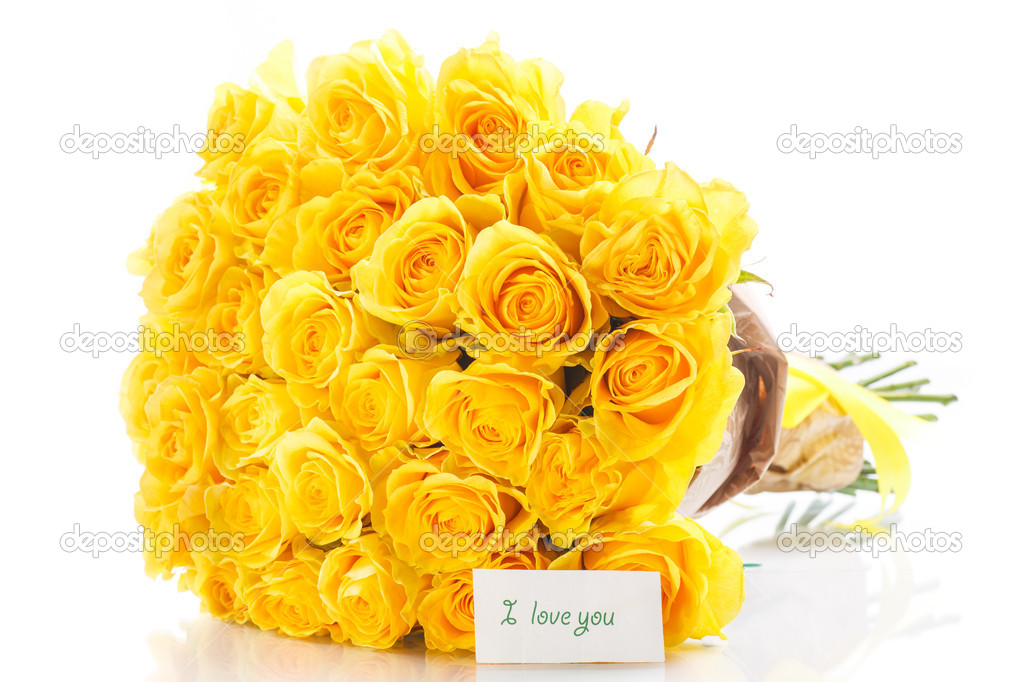 Yellow roses Stock Photo by ©Rawlik 40919389