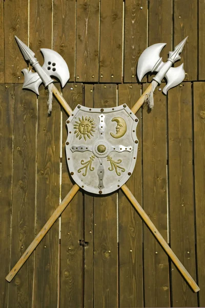 Medieval weapons rack Stock Photos, Royalty Free Medieval weapons rack ...