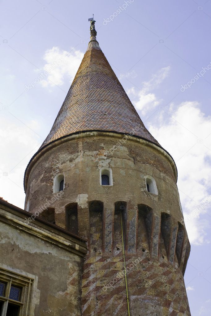 Tower - old castle in Romania Stock Photo by ©jovanjaric 12437852