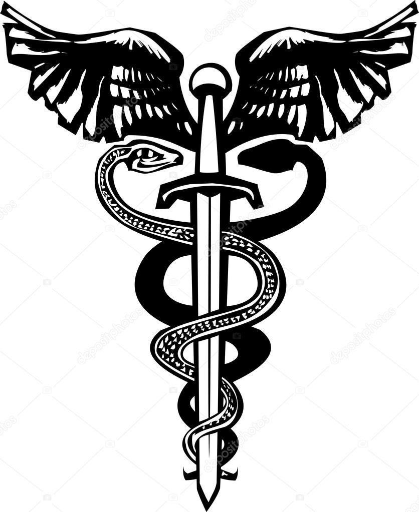Épée Caducée Vecteur par ©xochicalco 48694763