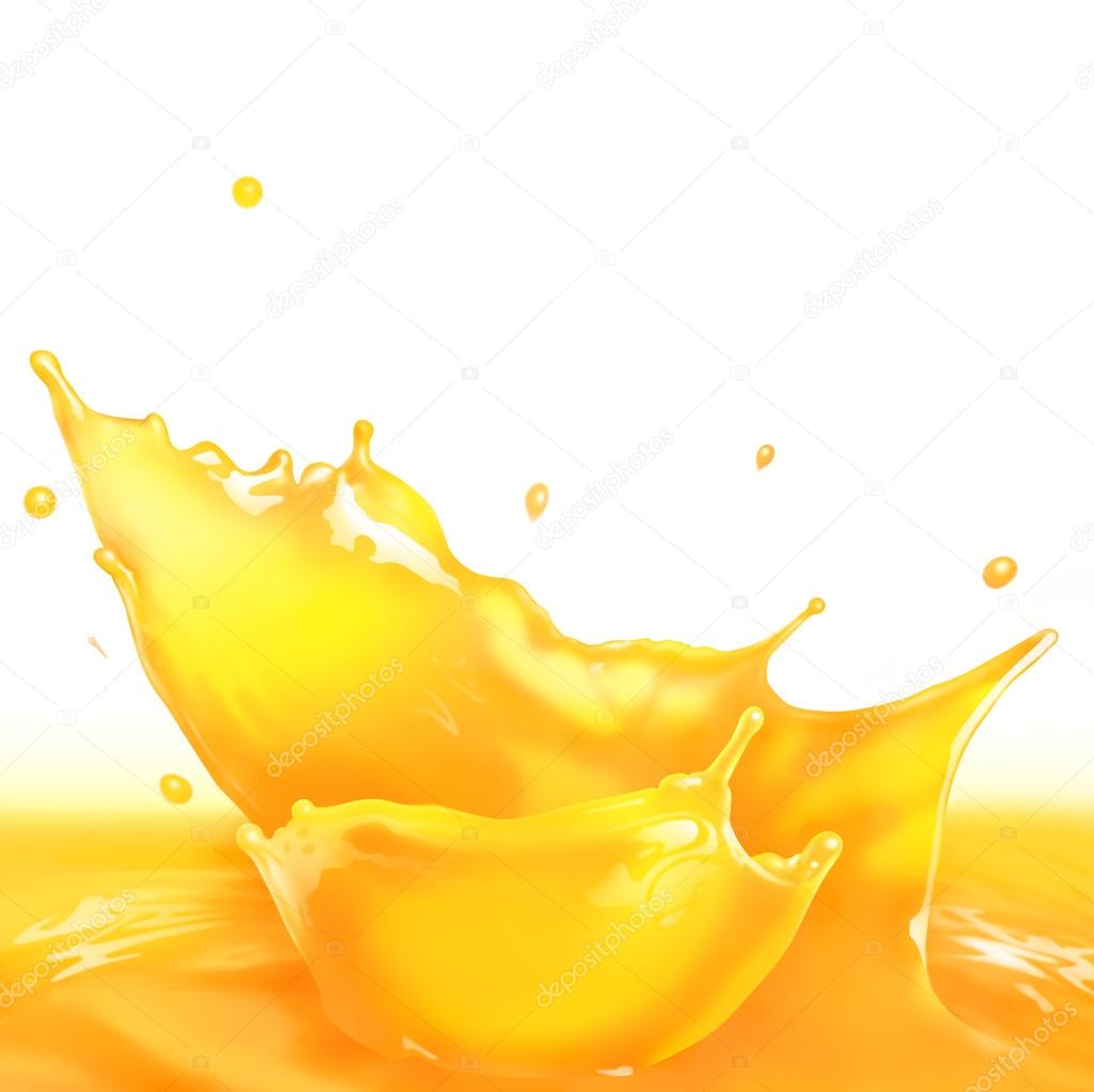 Orange Splash ⬇ Stock Photo, Image by © amgadedward #12533251
