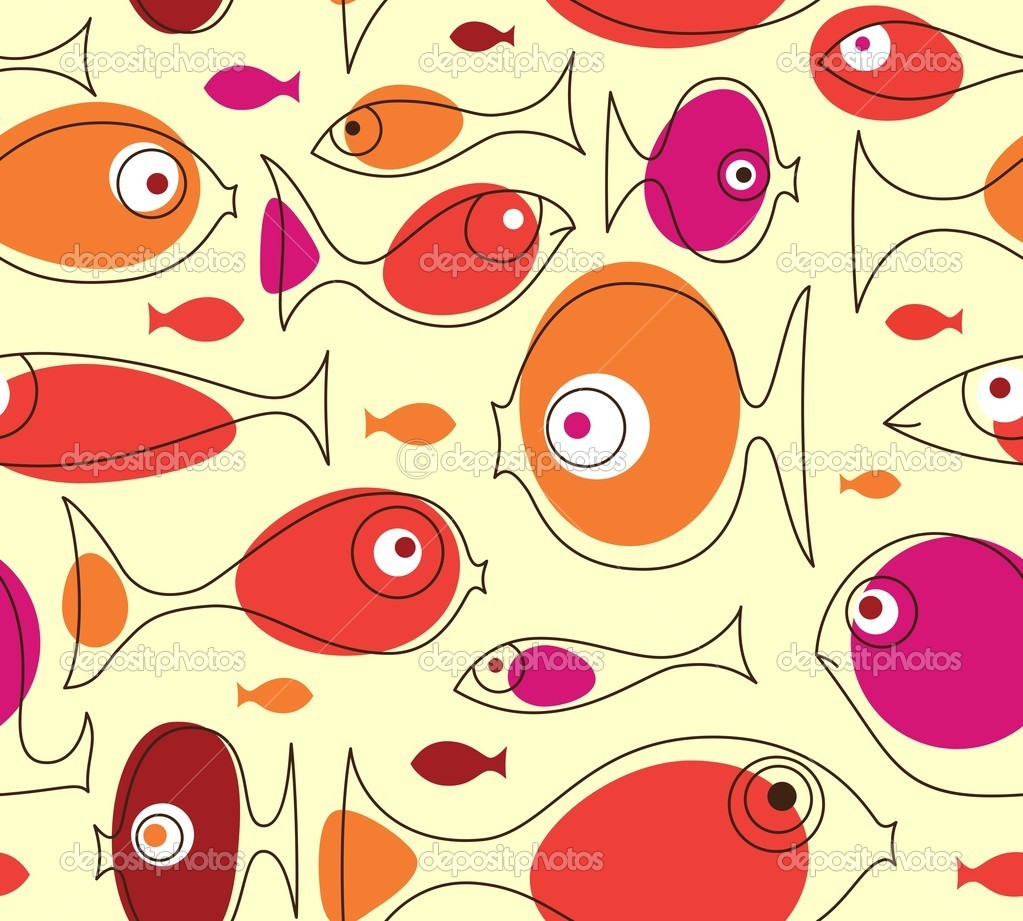 Fish Seamless Stock Vector Image by ©evellean #20030617