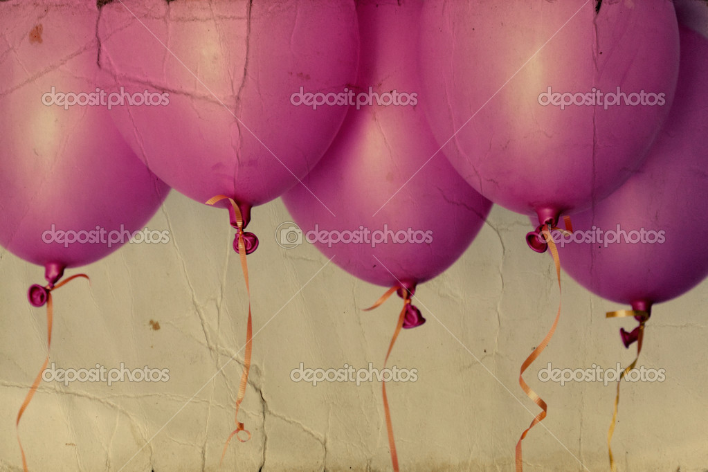 Pink balloons. — Stock Photo © Dubova #47325533
