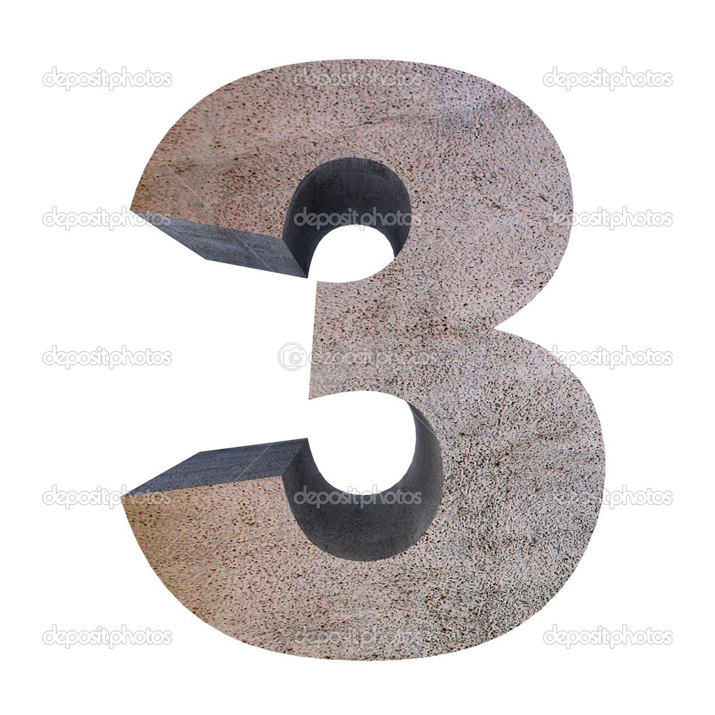 Number 3 — Stock Photo © morenina #20068129