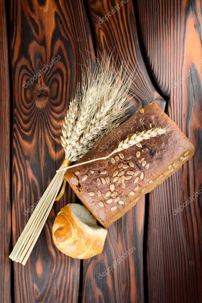Rye bread and wheat Stock Photo by ©Givaga 14690921