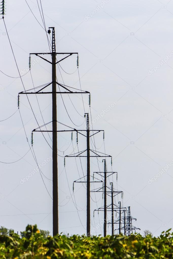High voltage wires power transmission lines Stock Photo by ©alan64 12748442