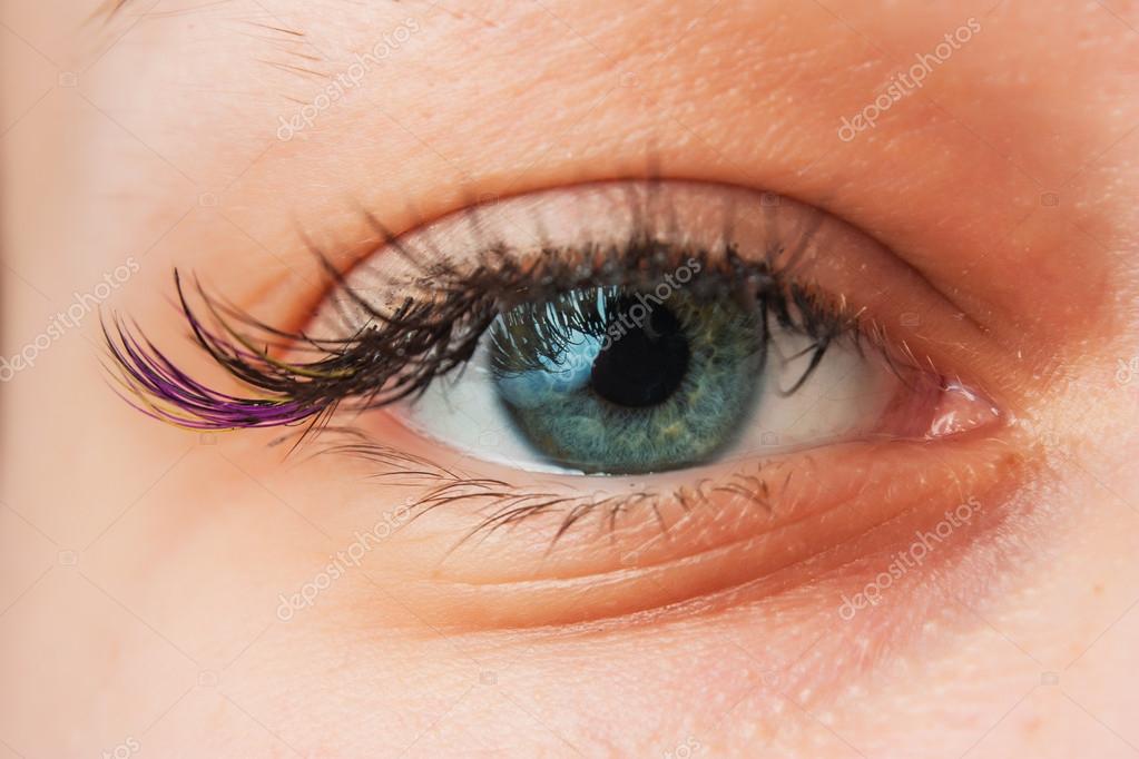 Women's Open eyes — Stock Photo © alan64 #29589409