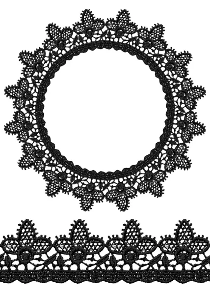 Round lace border Vector Art Stock Images | Depositphotos