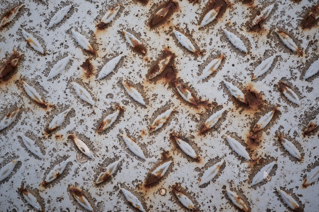 Rusty diamond plate steel background ⬇ Stock Photo, Image by ...