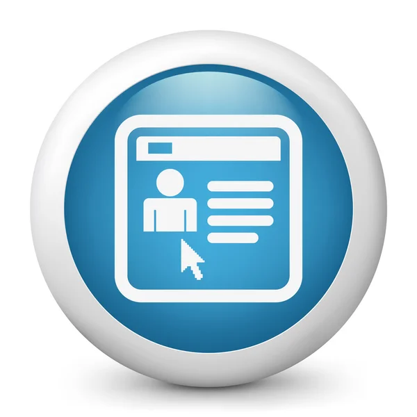 Icon "personal details" — Stock Vector © MyVector #21984827