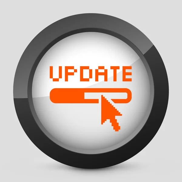 Vector illustration of isolated update icon — Stock Vector © MyVector ...