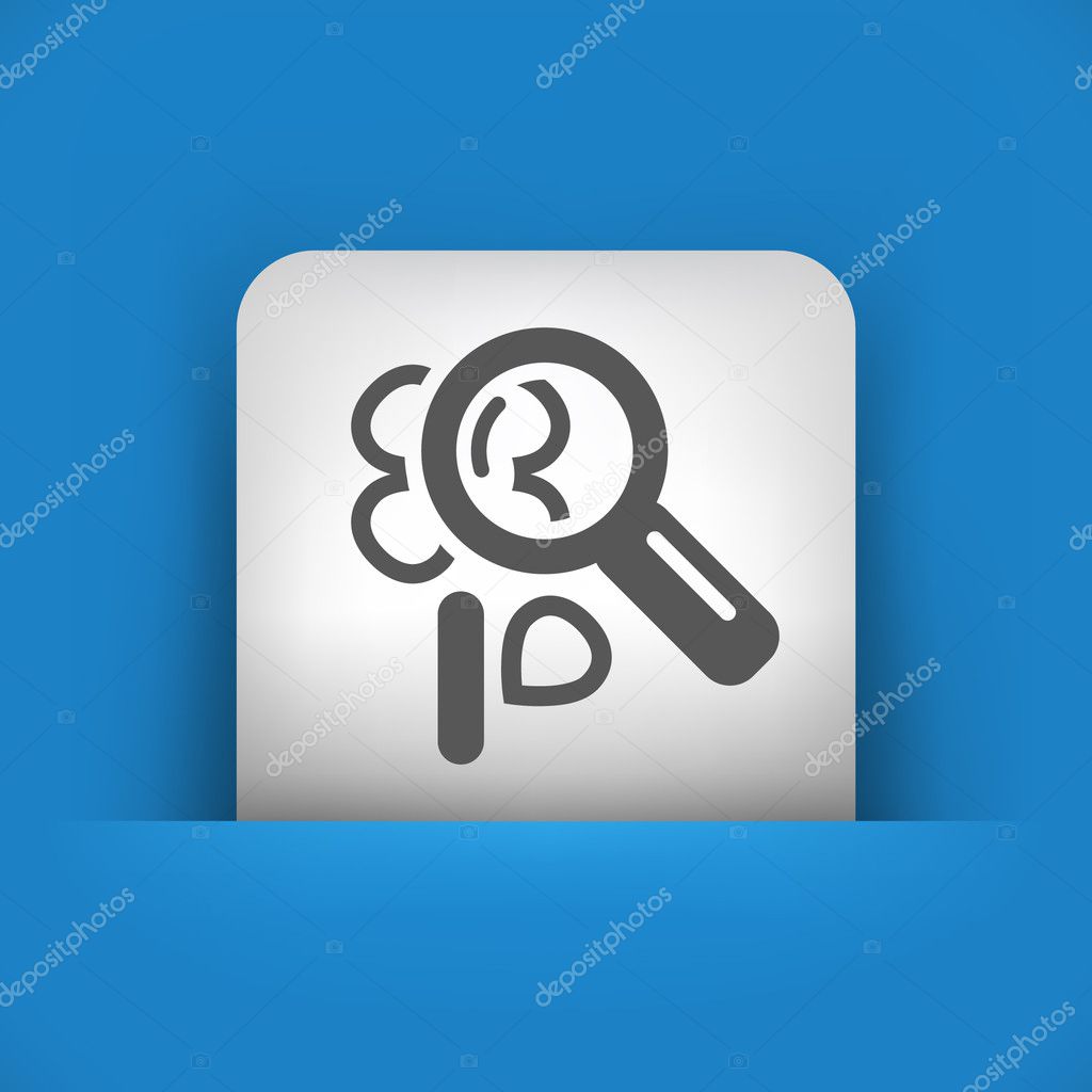 Blue and gray icon depicting flower Stock Vector Image by ©MyVector ...