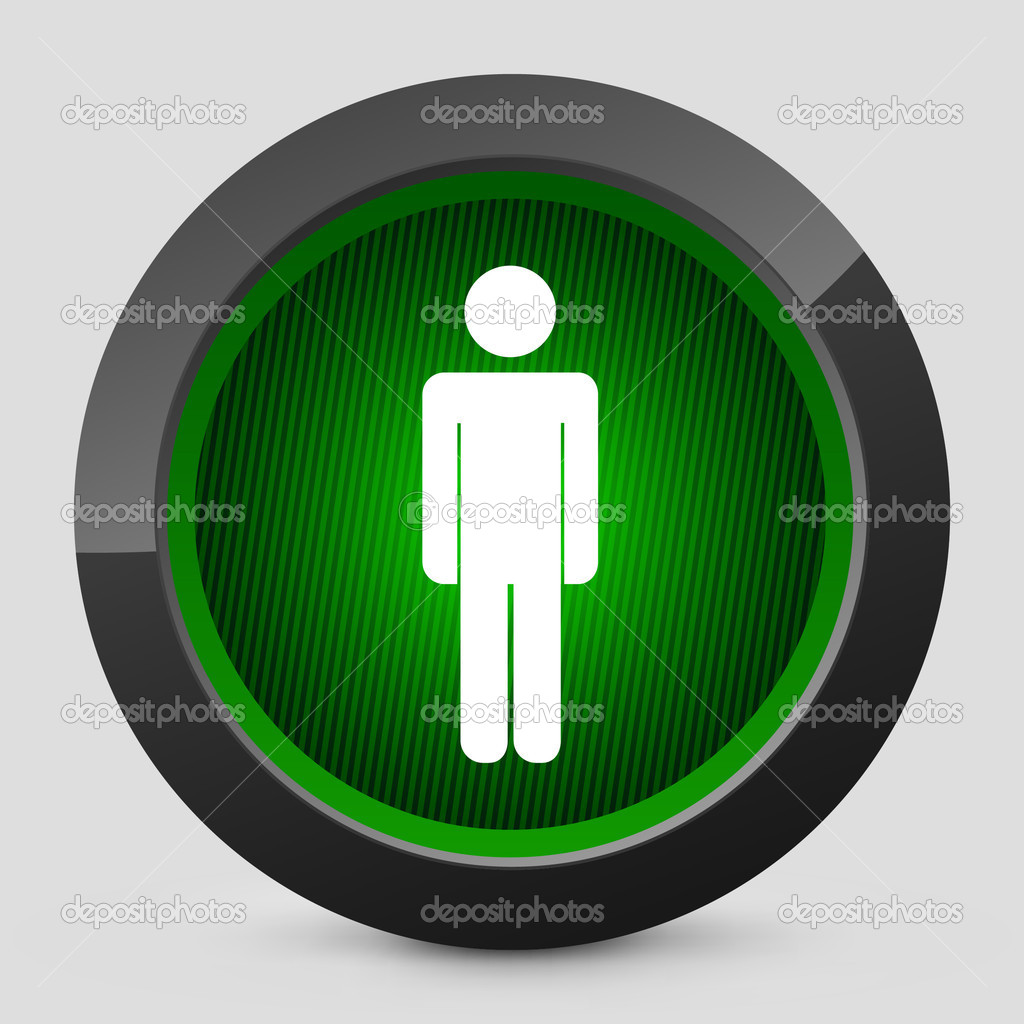 Ilustración vectorial de un icono gris y verde que representa un ...