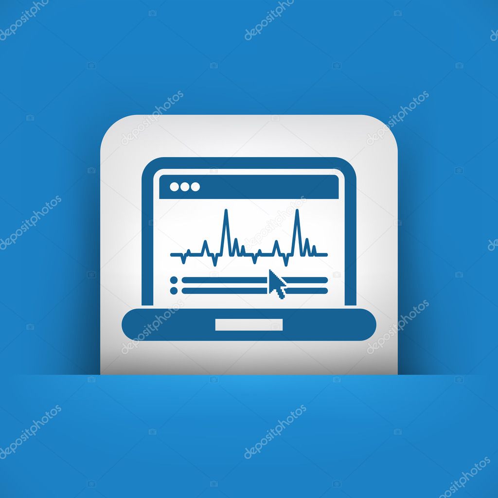 Graphic diagram computer icon Stock Vector Image by ©MyVector #25375717