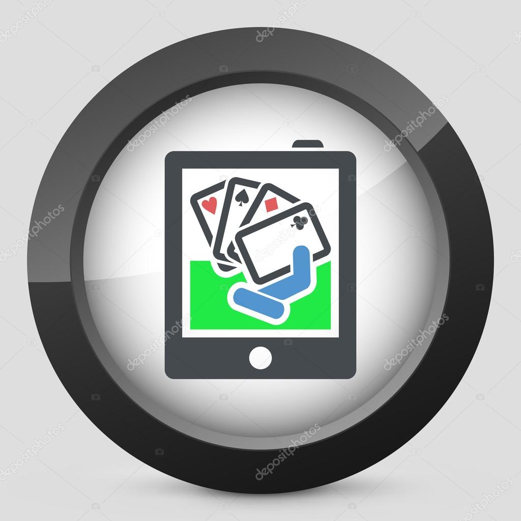 Poker game icon Stock Vector Image by ©MyVector #25554443
