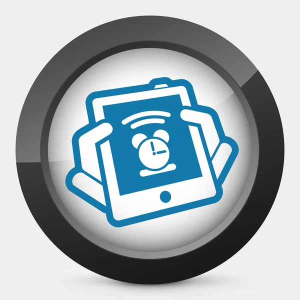 Tablet clock icon Stock Vector Image by ©MyVector #71854097