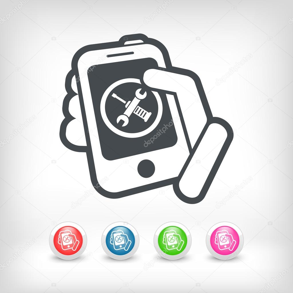Smartphone setting icon Stock Vector Image by ©MyVector #37986799
