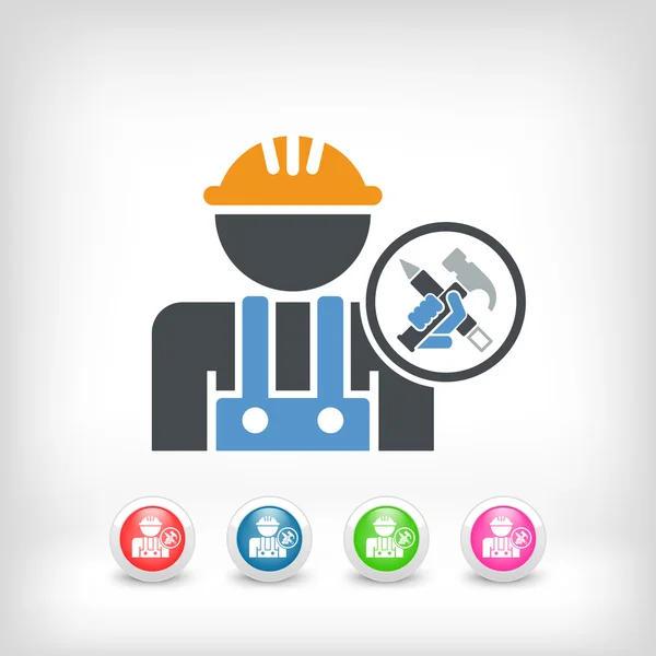 Worker icon Stock Vector Image by ©MyVector #41322539