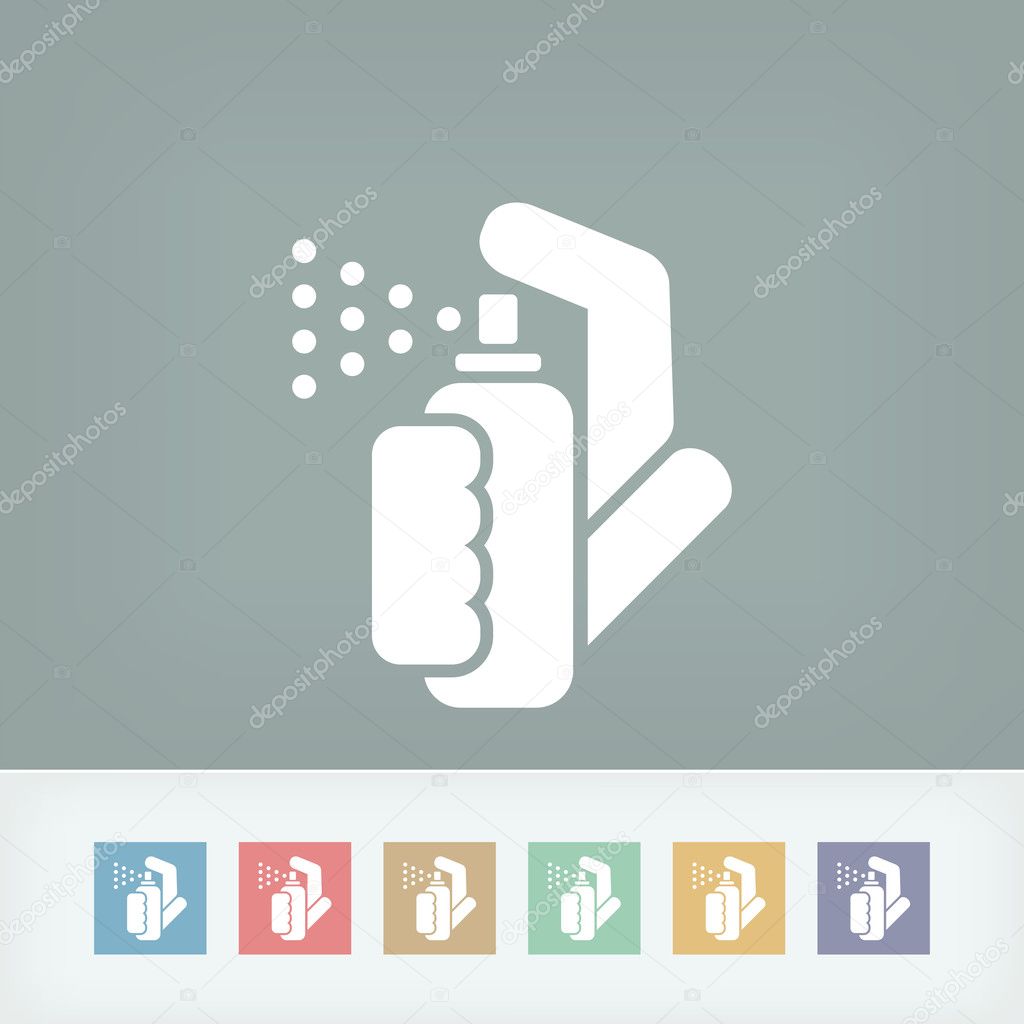 Spray icon — Stock Vector © MyVector #43570523